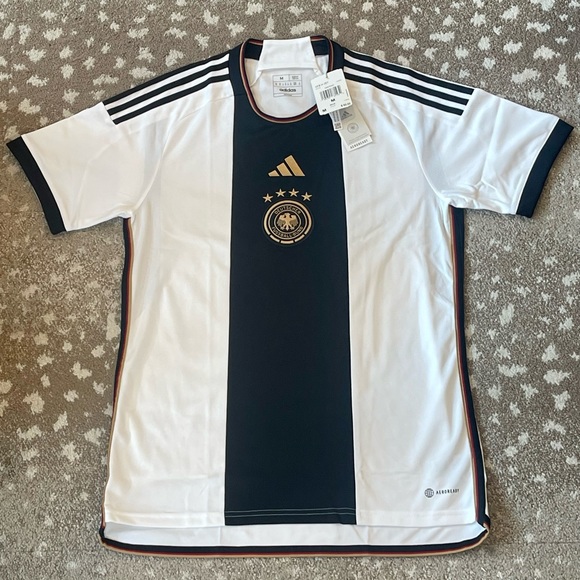 adidas | Shirts | Adidas Germany Soccer 222 Home Stadium Jersey White ...